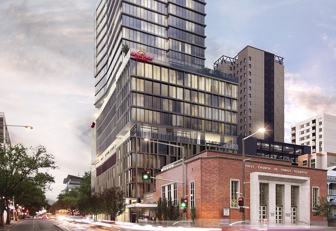 2020 to unveil Crowne Plaza in Adelaide’s tallest building - AccomNews