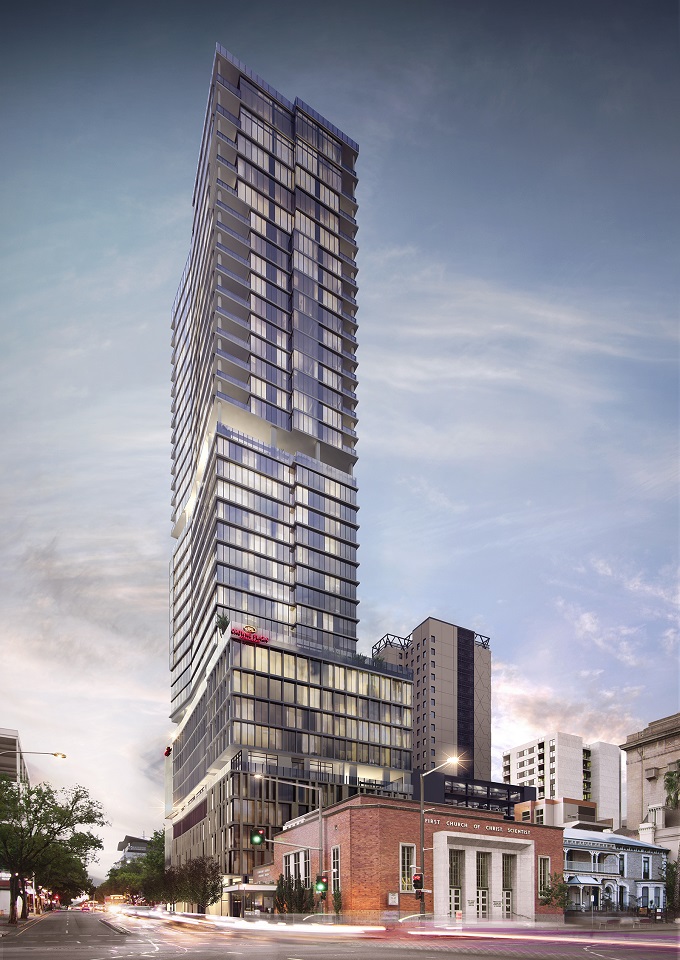2020 to unveil Crowne Plaza in Adelaide’s tallest building - AccomNews