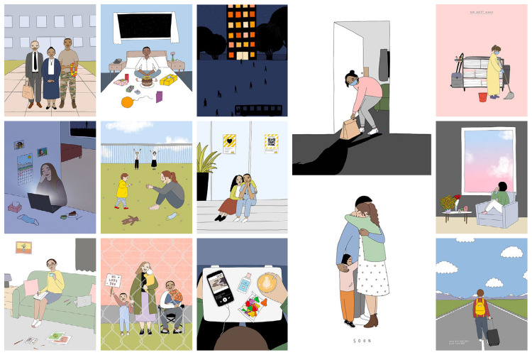 Art from Ruby Jones inspired by New Zealand’s COVID19 hotel isolation ...