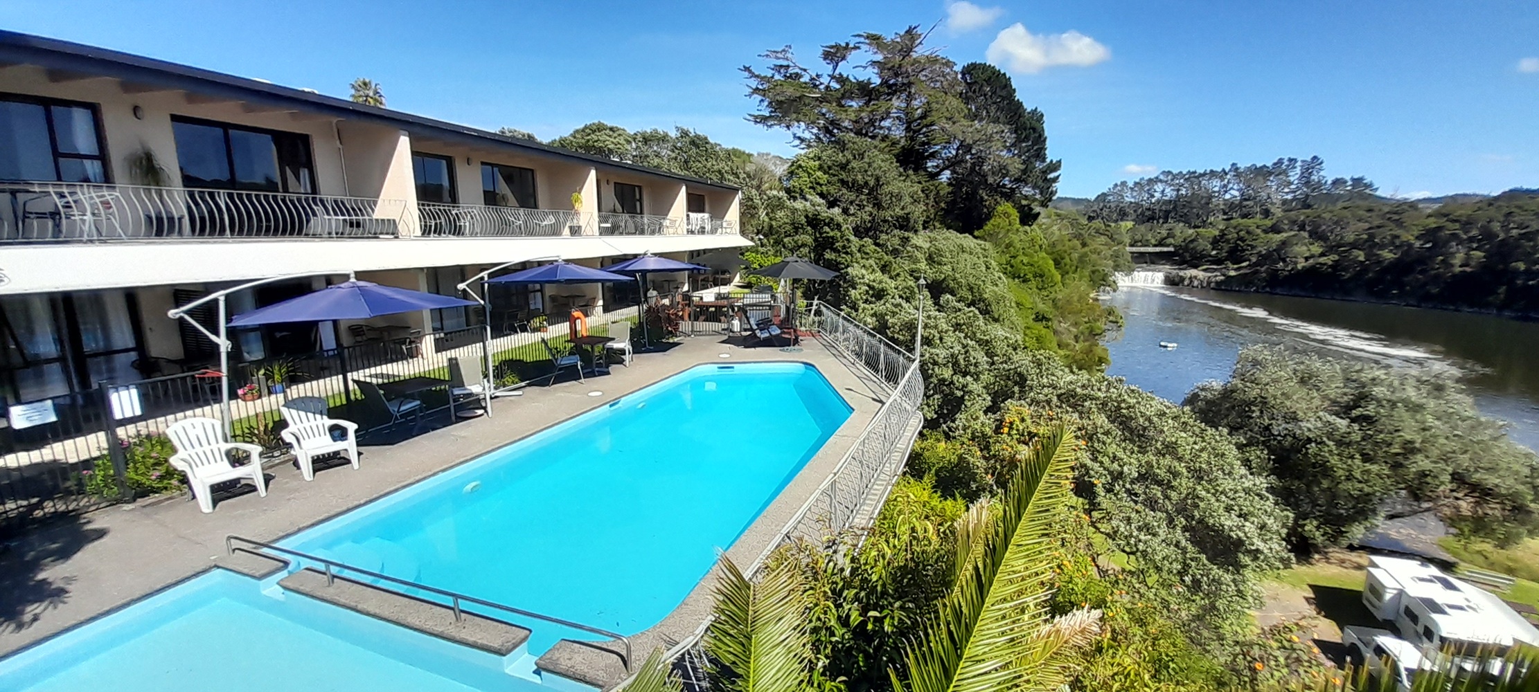 Waterfalls Estate: The Bay of Islands motel & campground built on New ...